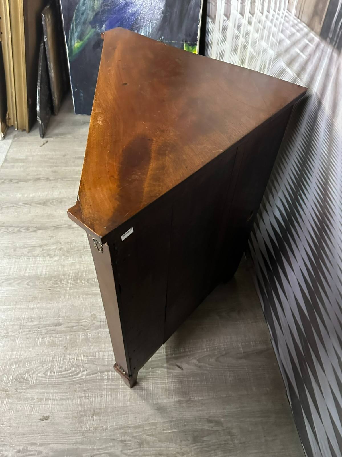 ANTIKE LOUIS SEIZE ECK KOMMODE UM 1880 MAHAGONI – Arthome24
