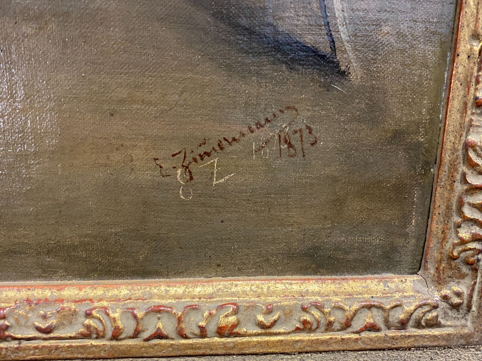 ÖLGEMÄLDE ZECHENDER BAUER MANN PORTRAIT VON ERNST ZIMMERMANN (1852-1901 ...